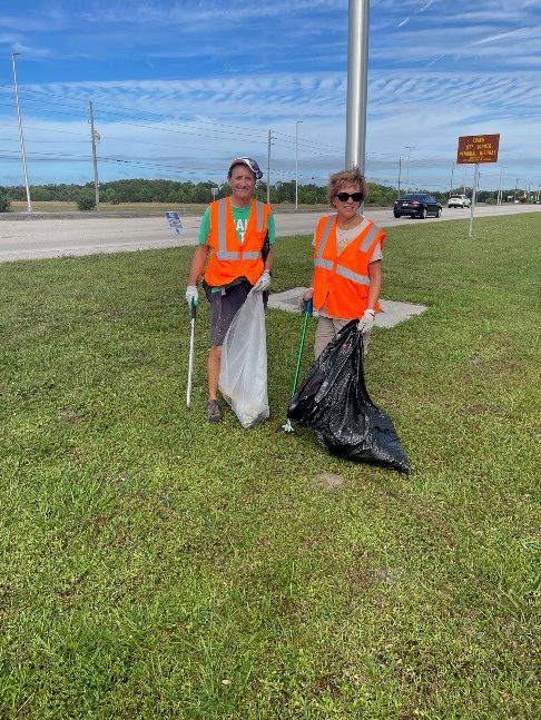 The Adopt a Highway program has collected over a Ton of Litter